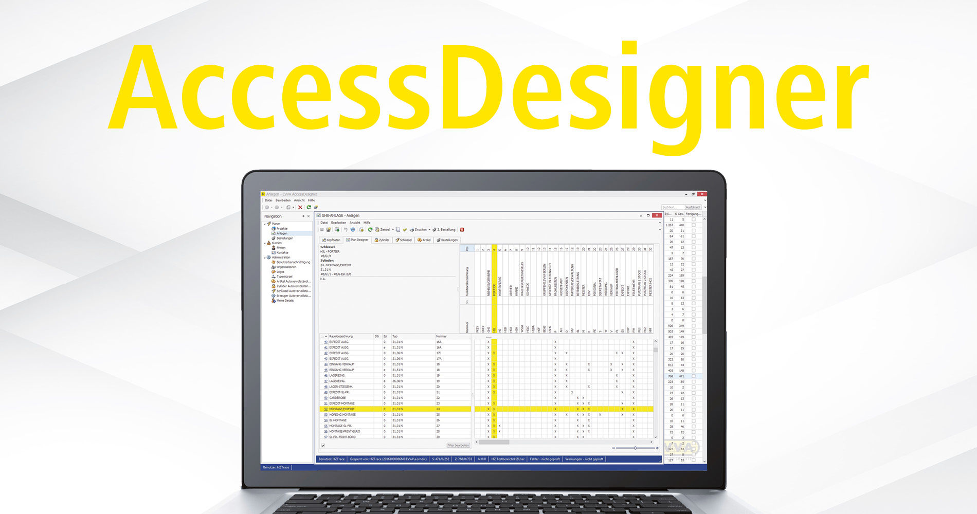 AccessDesigner einfach erklärt | EVVA
